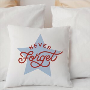 Never Forget Hand Lettered SVG File, Memorial Day SVG, Labor Day SVG ...