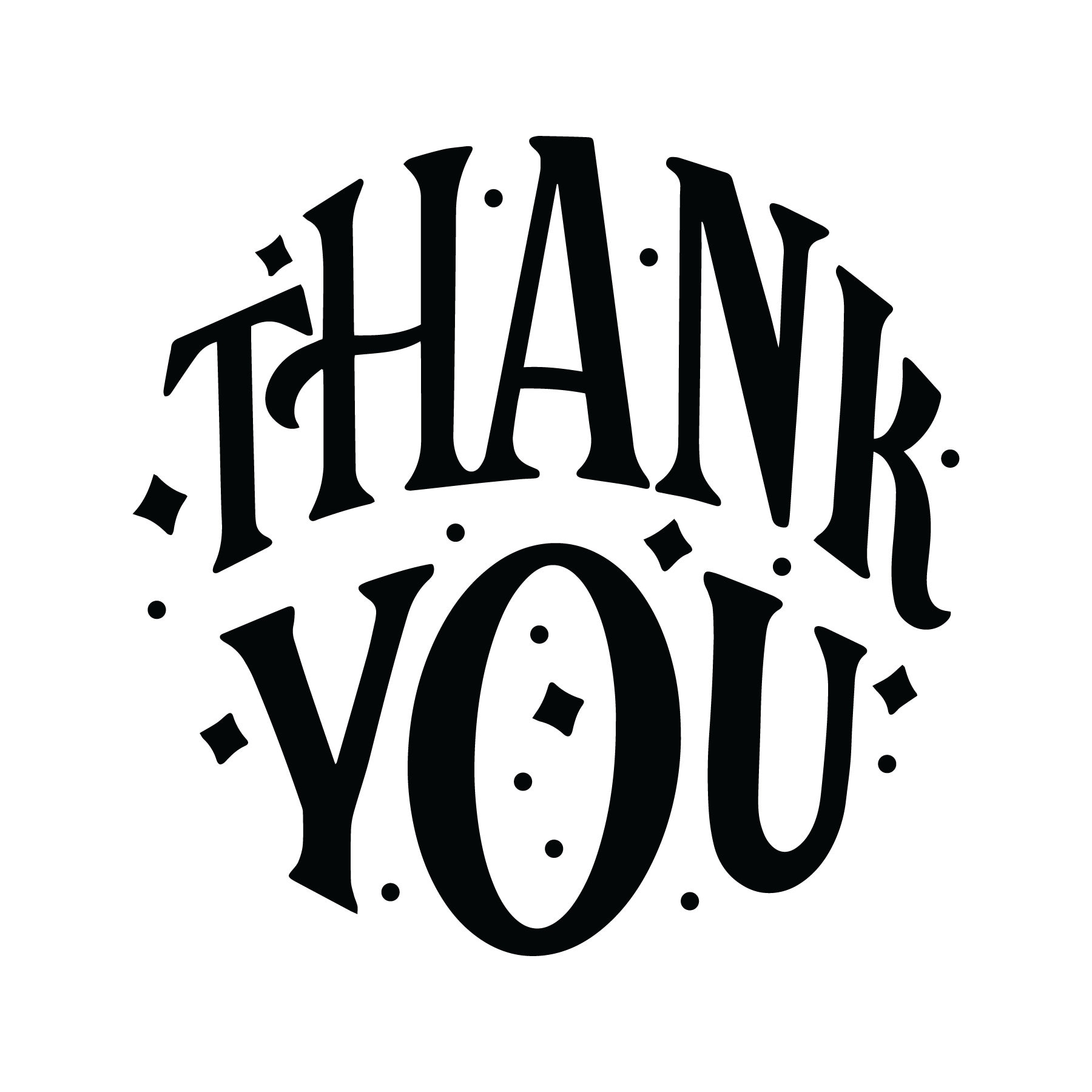 Thank You SVG, Thanks SVG, Greeting Card Cutting File, Greeting Card ...