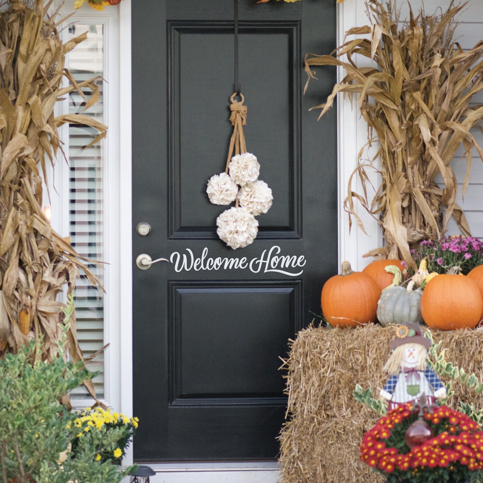 Welcome Home Script Style Hand Lettered Clip Art Svg and Cutting File ...