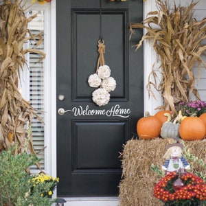 Welcome Home Script Style Hand Lettered Clip Art Svg and Cutting File ...