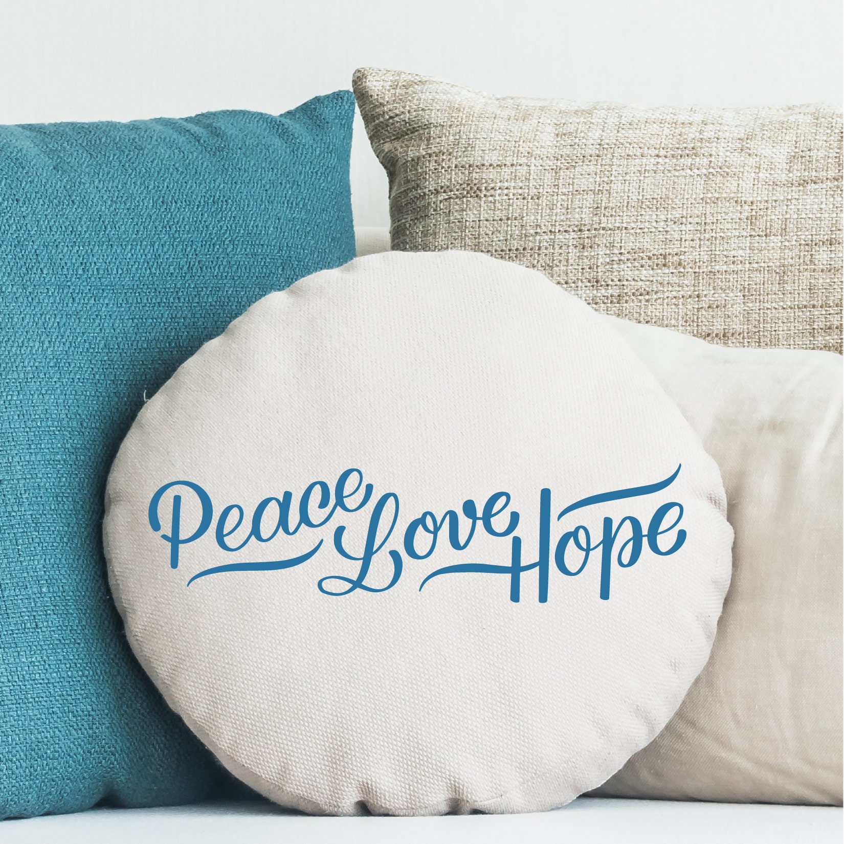 Peace, Love, Joy, Svg Cutting File, Holiday Lettering Png, Svg, Eps and ...