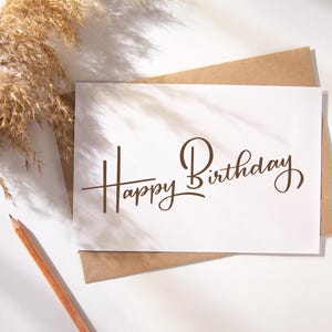 Happy Birthday SVG Birthday SVG, Hand Lettered Birthday Craft SVG ...