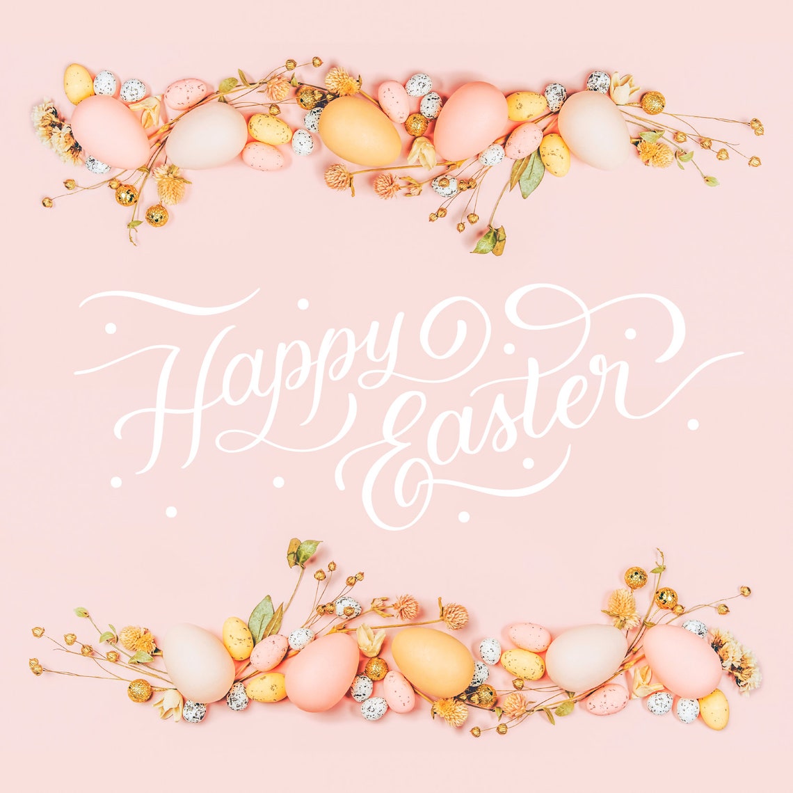 Happy Easter Script Hand Lettering SVG Easter Egg Design Easter Egg ...