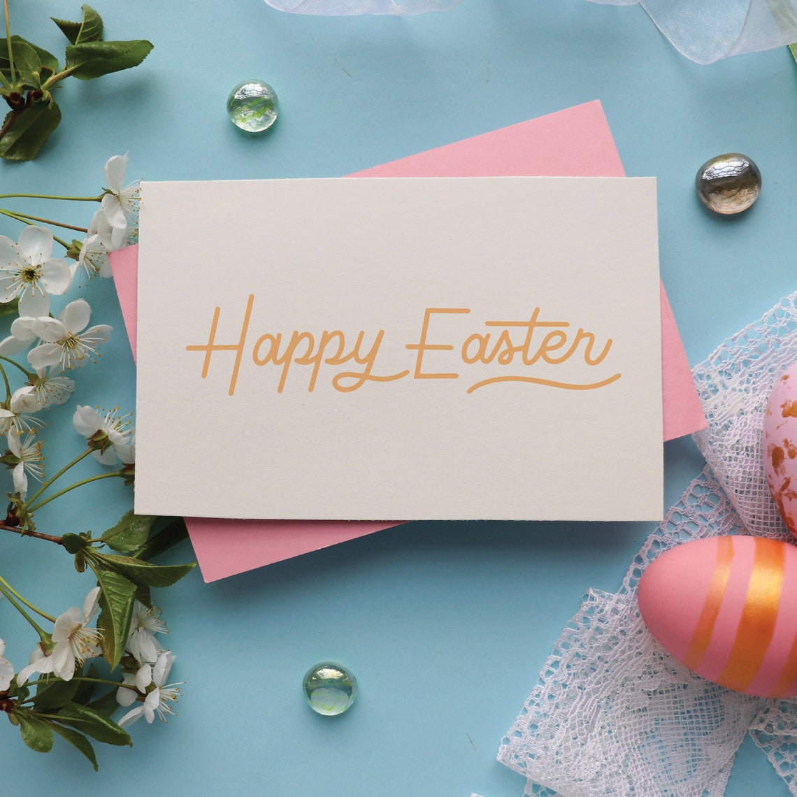 Happy Easter Script Hand Lettering SVG Easter Egg Design Easter Egg ...