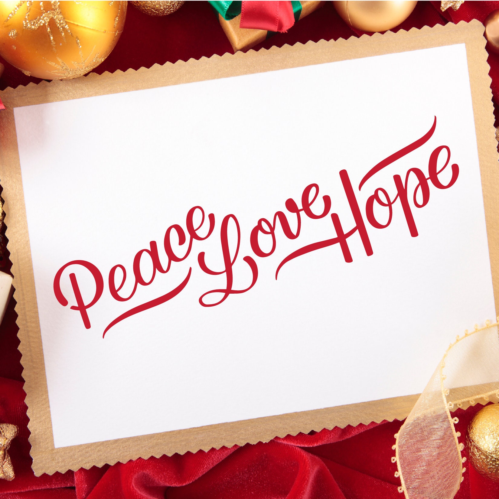 Peace, Love, Joy, Svg Cutting File, Holiday Lettering Png, Svg, Eps and ...