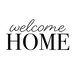 Welcome Home Script and Block Hand Lettered Clip Art and Cutting File ...