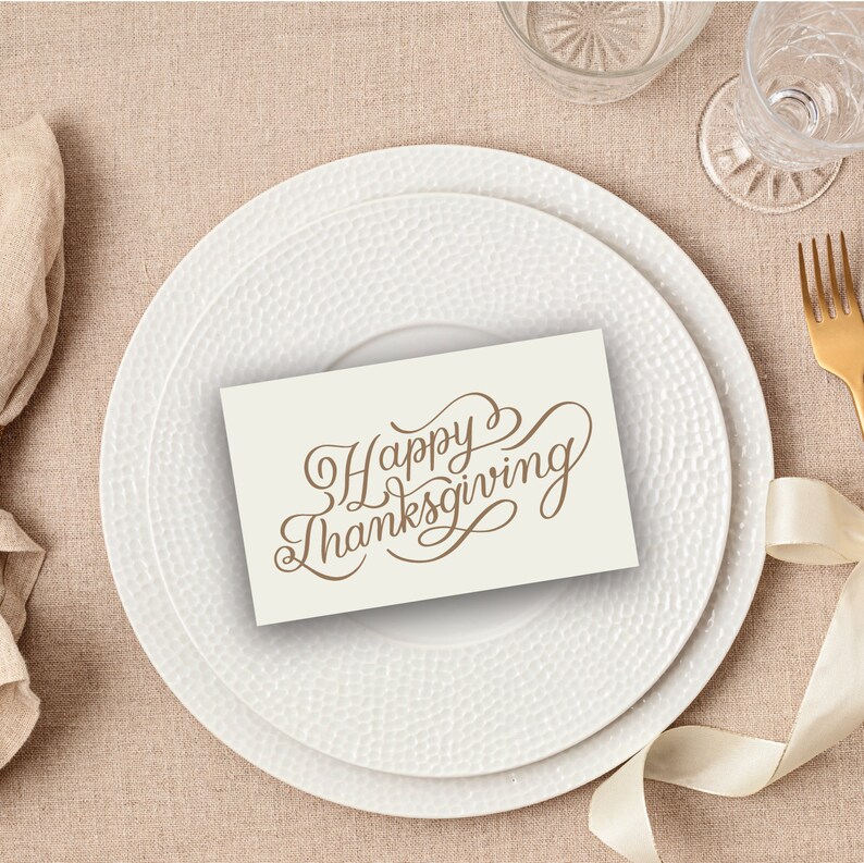Hand Lettered Happy Thanksgiving SVG Clipart (digital Download) - Etsy