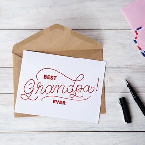 Best Grandpa Ever Hand Lettered Cutting Files. Best Grandma Svg, Dxf ...