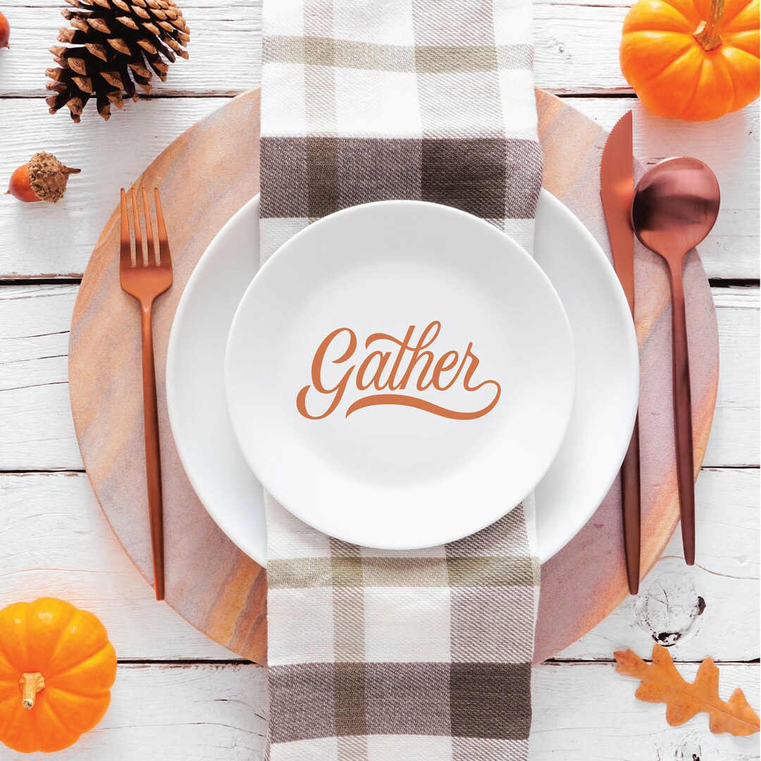 Hand Lettered Gather Cutting File for Silhouette and Cricut Machines ...