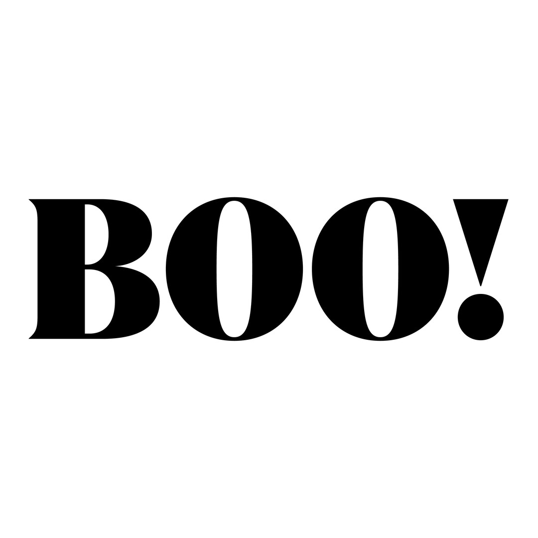 Boo Halloween Hand Lettered SVG: Cutting Files, Clip Art (digital ...