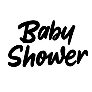 Boho Baby Shower Hand Lettered Script Svg Silhouette Cutting File. Baby ...