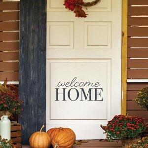Welcome Home Script and Block Hand Lettered Clip Art and Cutting File ...