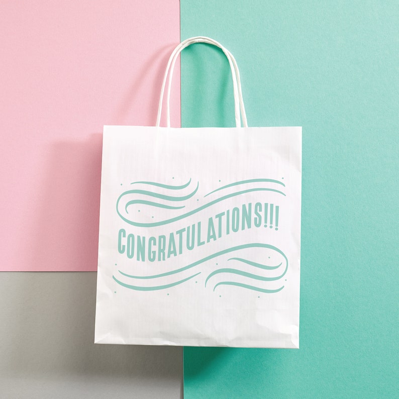 Congratulations Hand Lettered SVG: Celebration Cutting File (digital ...