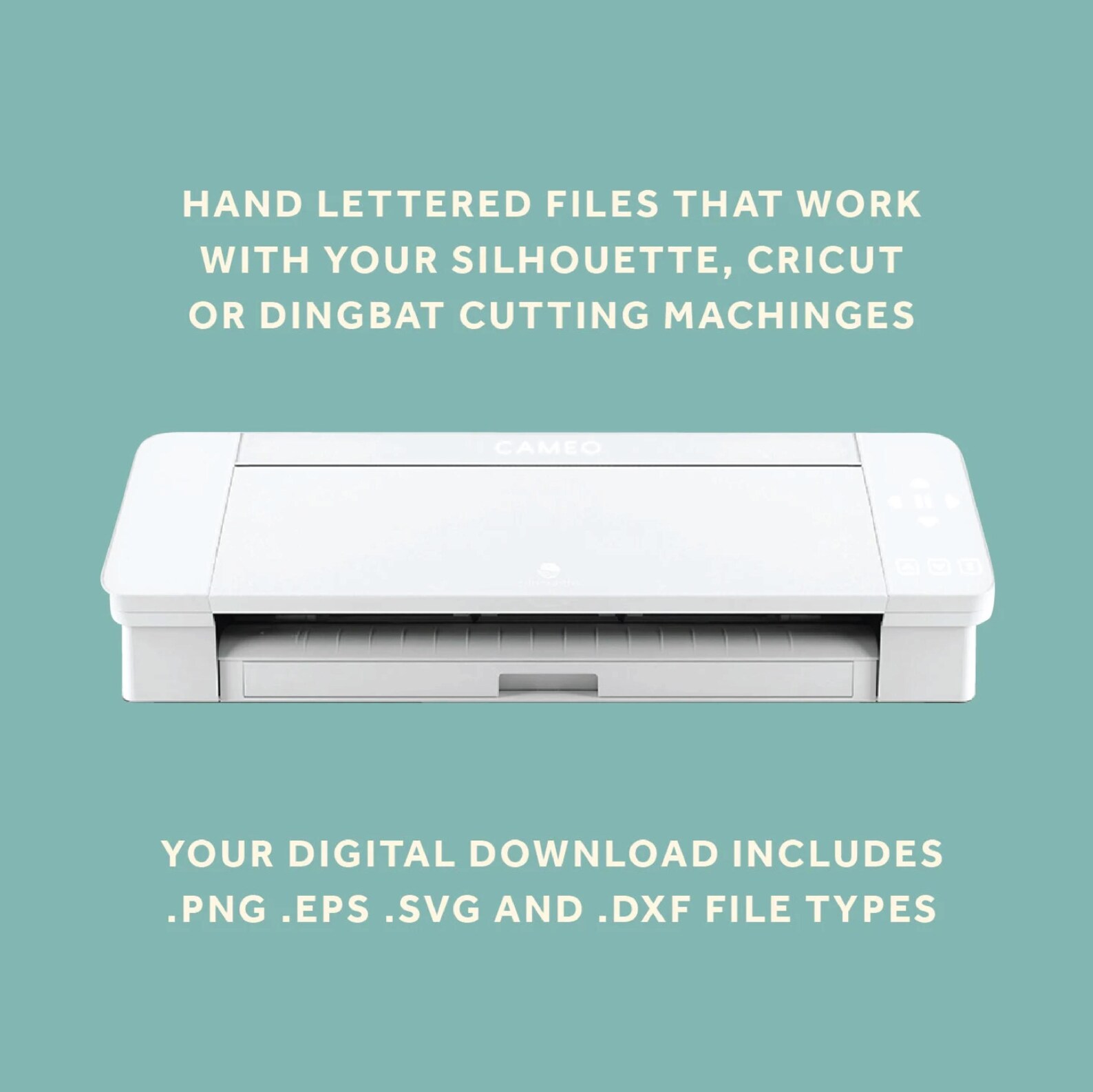 Thinking of You Script Style Typography Hand Lettered Font, Cutting ...