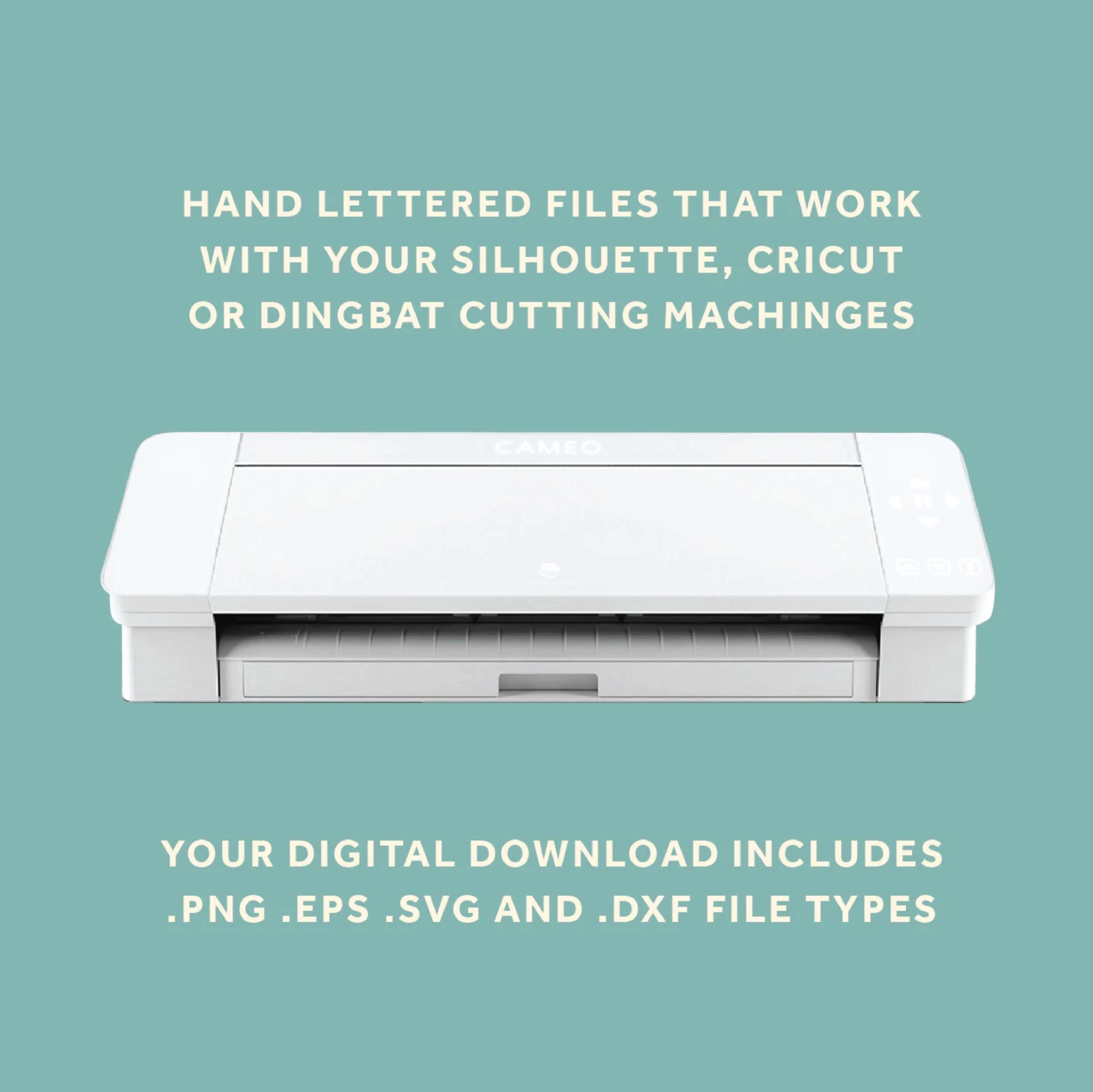 Thinking of You Script Style Typography Hand Lettered Font, Cutting ...