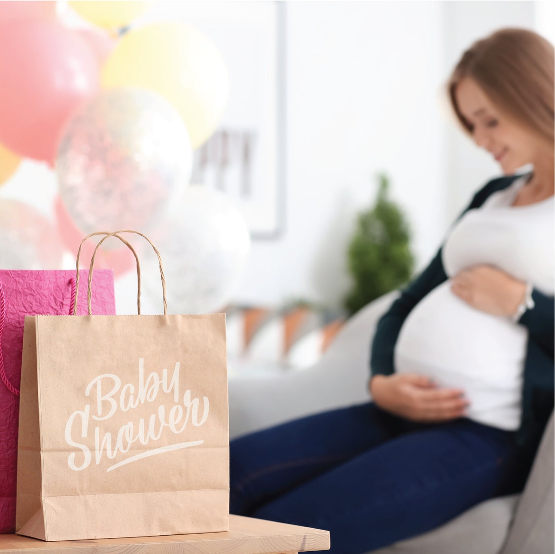 Baby Shower Hand Lettered Script Svg Silhouette Cutting File. Baby ...