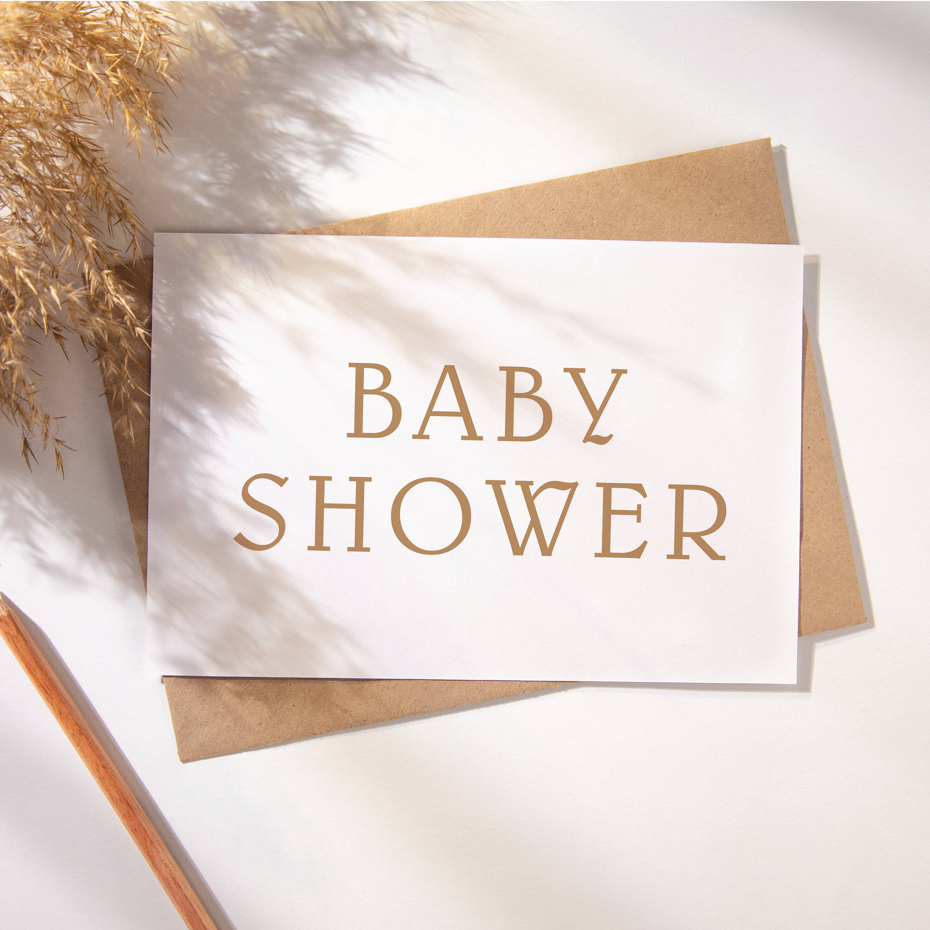 Serif Baby Shower Hand Lettered Script Svg Silhouette Cutting File ...