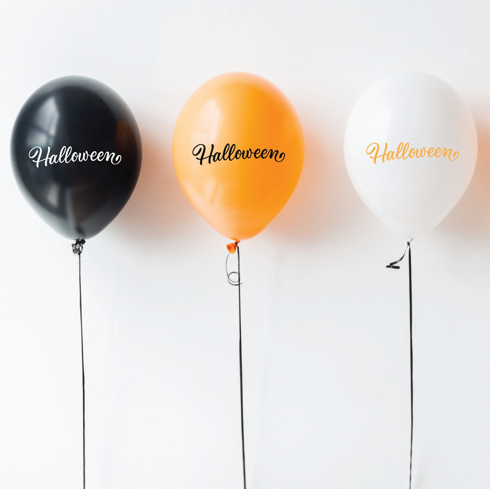 Hand Lettered Halloween Script Lettering With, Spooky Cute Halloween ...