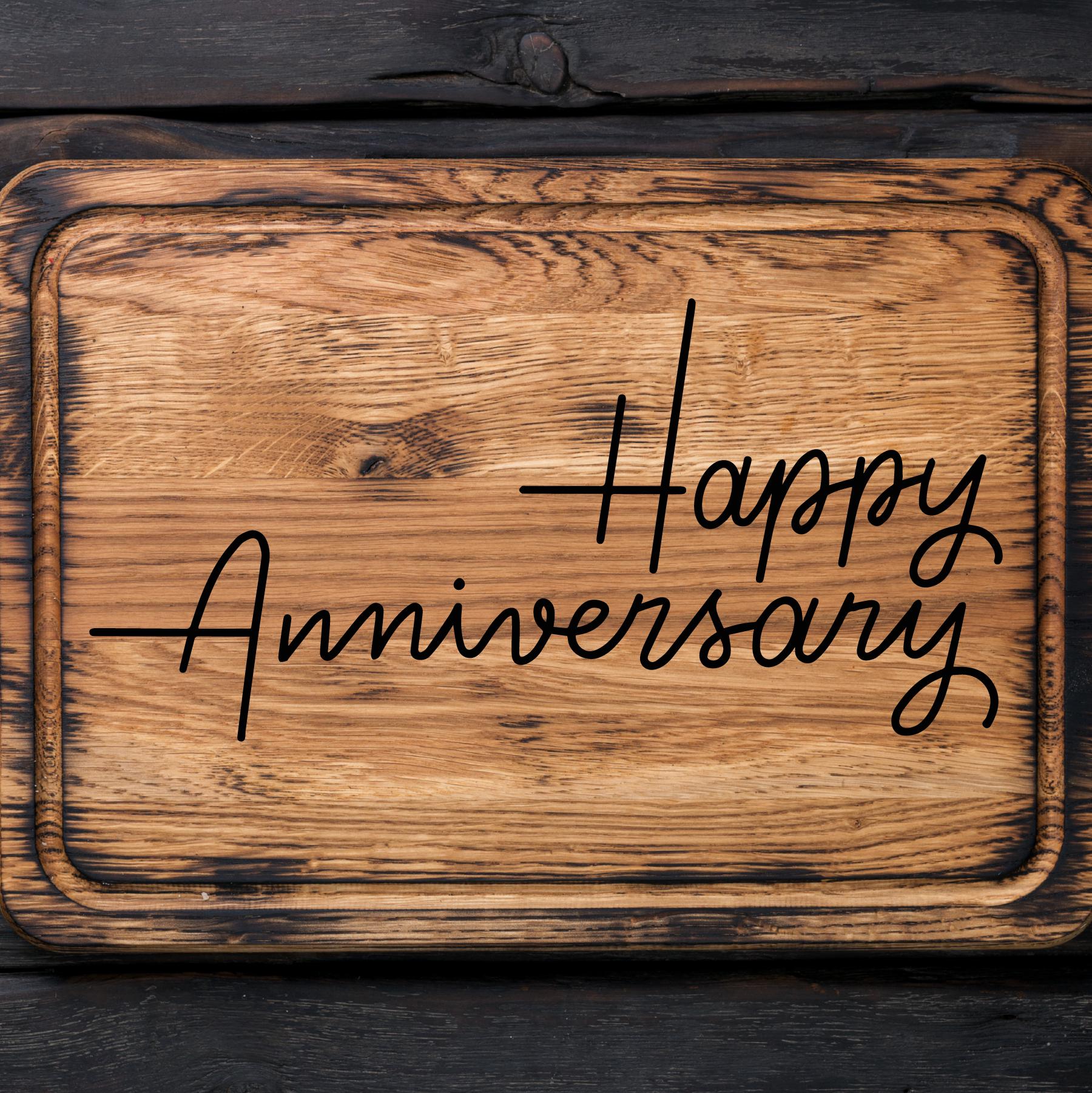 Happy Anniversary Script Hand Lettering SVG Anniversary Design ...