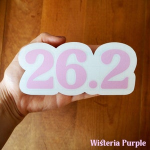 26.2 Distance Decal, 26.2 Choose Your Color, 26.2 Marathon, Marathon ...