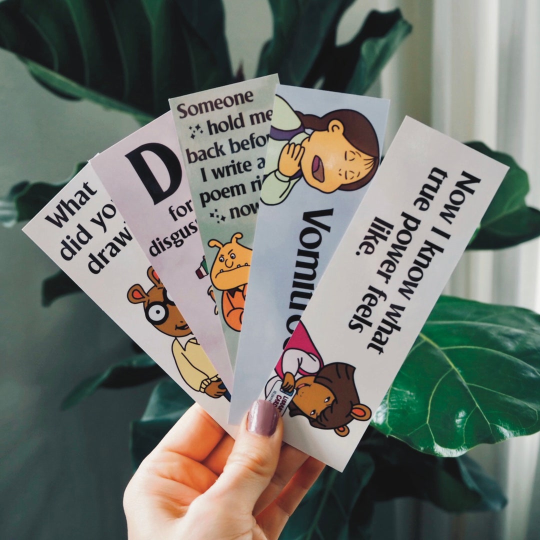 Arthur the Aardvark Themed Bookmarks, PBS Arthur Bookmarks, DW Bookmark ...