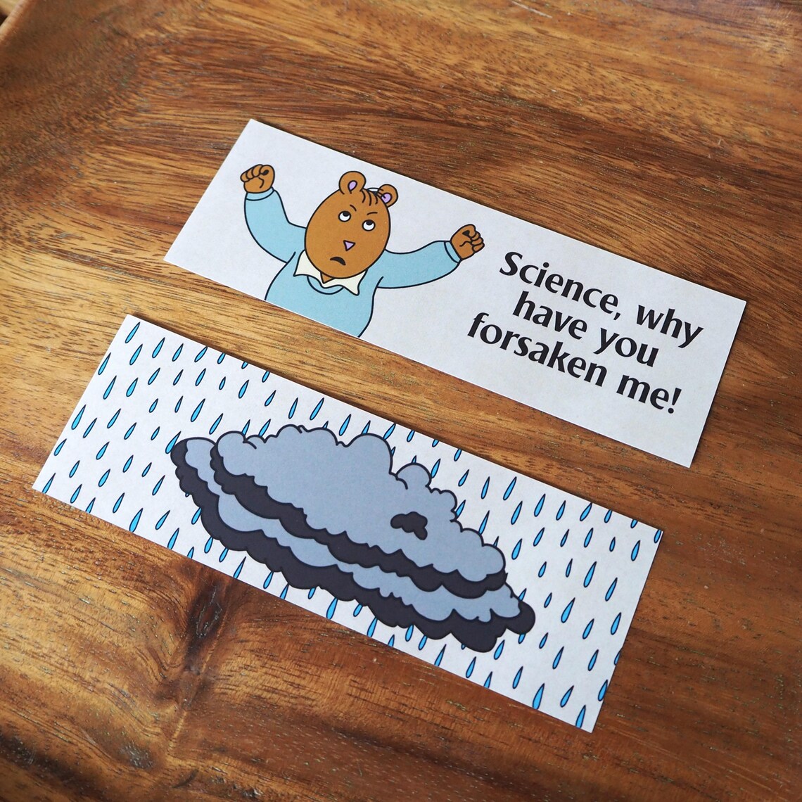 Science Why Have You Forsaken Me Bookmark, Double Sided Bookmark ...