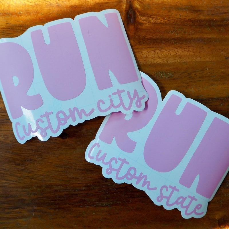 Running Decal - Etsy