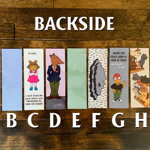 Arthur the Aardvark Themed Bookmarks, PBS Arthur Bookmarks, DW Bookmark ...