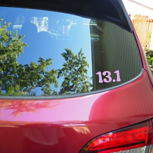 13.1 Distance Decal, 13.1 Choose Your Color, 13.1 Half Marathon, Flower ...