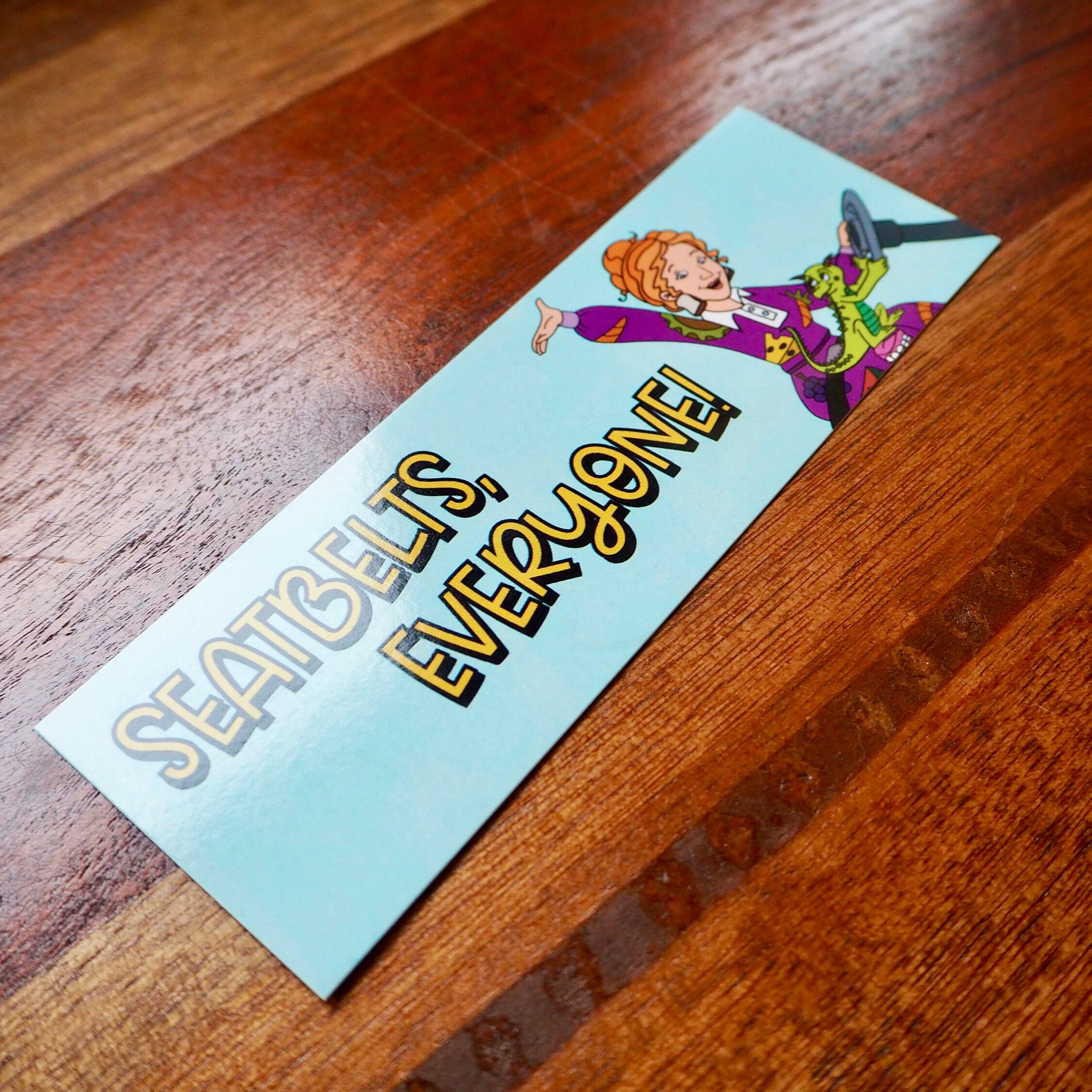 Seatbelts, Everyone! Magic School Bus Bookmark, Ms. Frizzle Bookmark ...