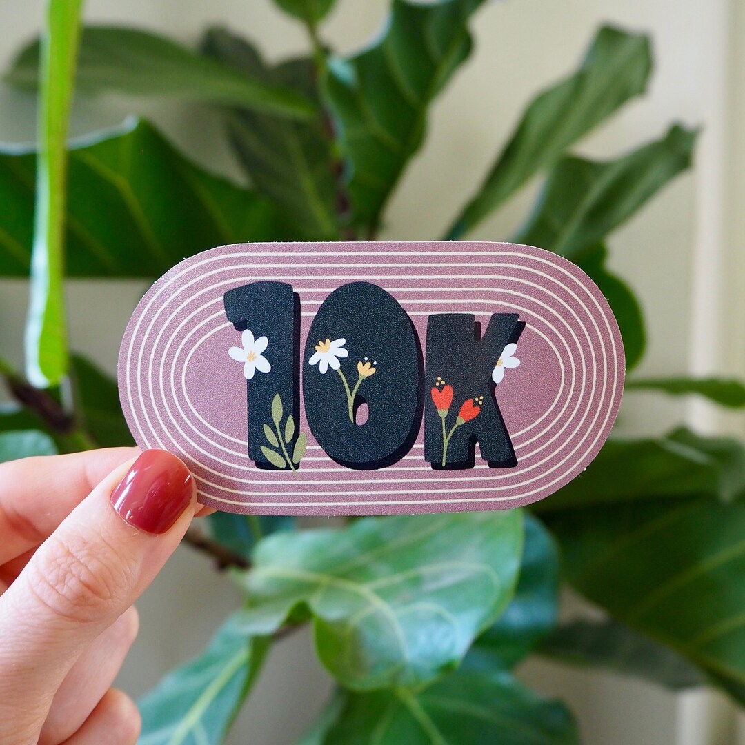 10k Track Event Sticker, 10k Runner Decal, Distance Runner Sticker ...