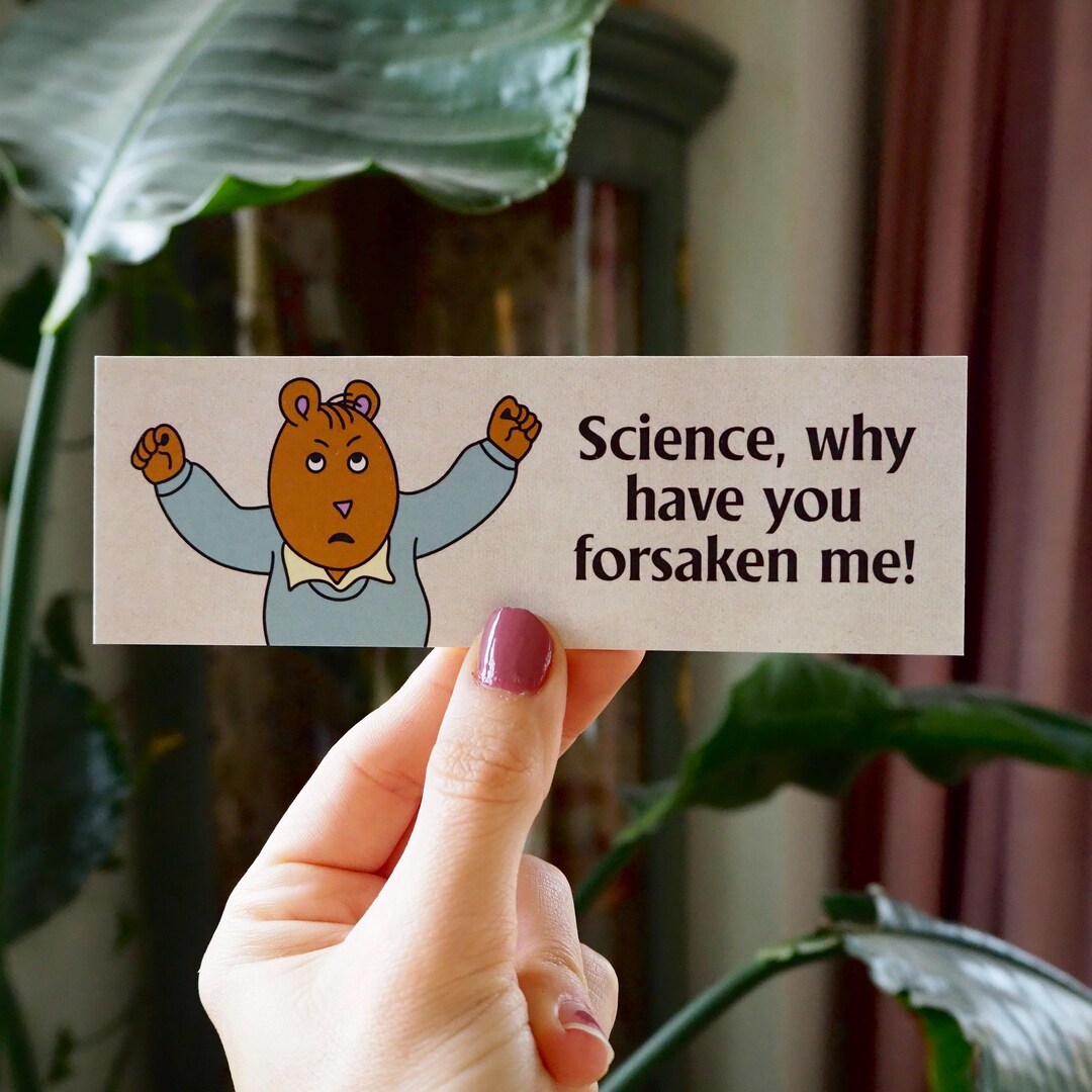 Science Why Have You Forsaken Me Bookmark, Double Sided Bookmark ...