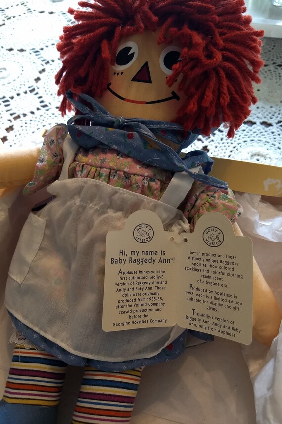 BABY RAGGEDY ANN Molly E Version 8851 - Etsy