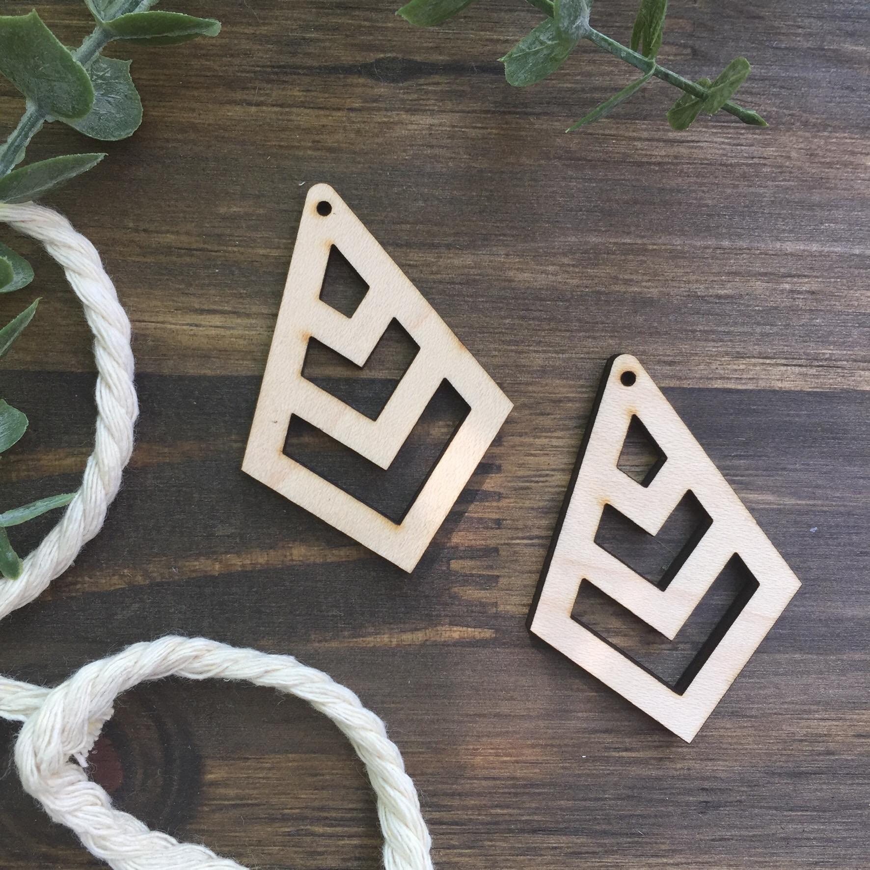 Makramee Ohrring Rohlinge Makramee Ohrringe Fundstücke | Etsy