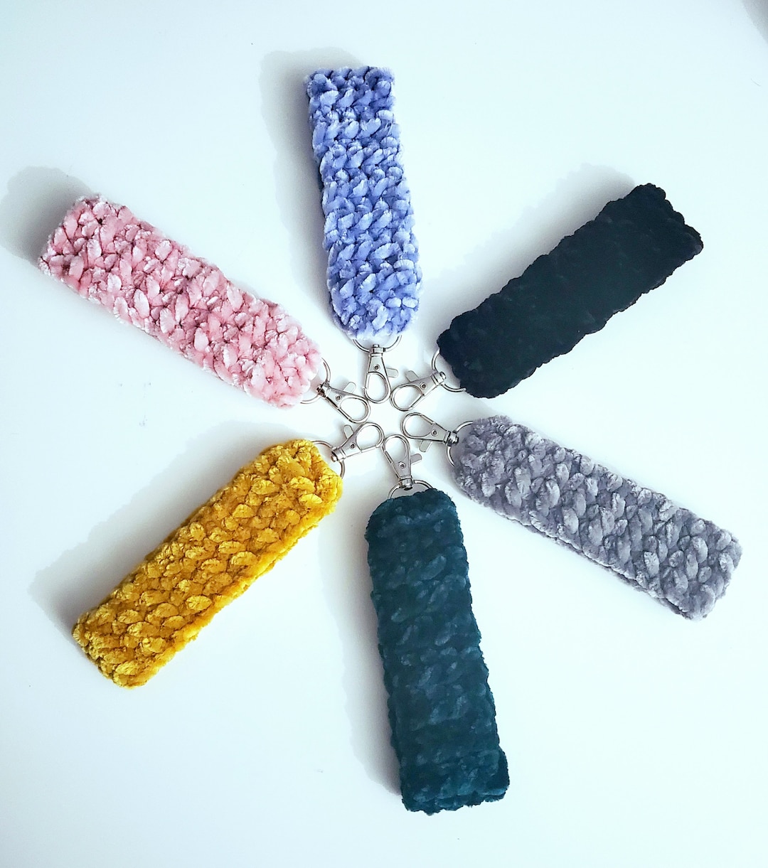 Velvet Crochet Wristlet Keychain | Velvet Accessories | Velvet Gift ...