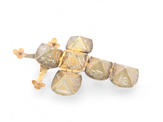 Antique 9ct Gold Masonic Opening Orb Puzzle - Gem