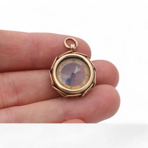 Antique 18ct Gold Compass Pendant, 1898 - Etsy