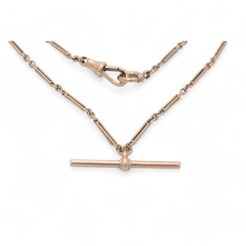 9 Ct Trombone Chain - Etsy UK