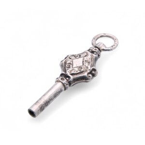 Antique Sterling Silver Watch Key - Etsy