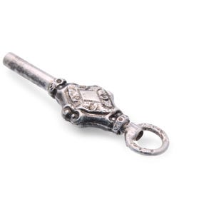Antique Sterling Silver Watch Key - Etsy