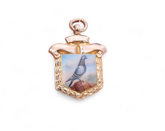 Fantastic Unusual Antique English Hallmarked 375 9ct Gold Engraved ...
