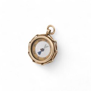 Antique 18ct Gold Compass Pendant, 1898 - Etsy