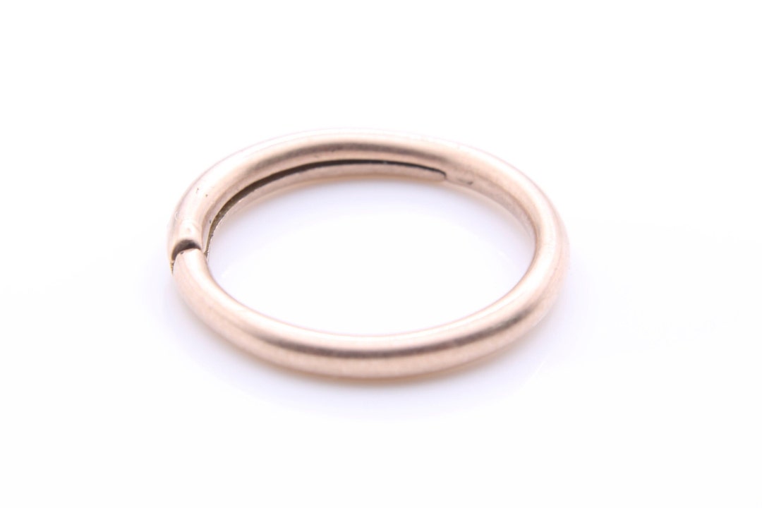 Antique Victorian 9ct Gold Split Ring - Etsy