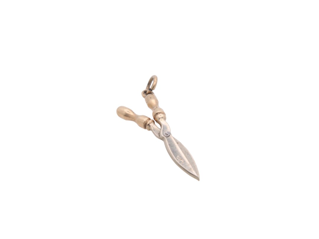 Antique 9ct Gold Movable Garden Shears Charm - Etsy