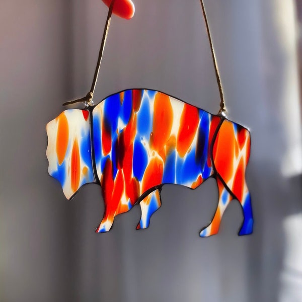 Buffalo Bills Stained Glass - Etsy Canada