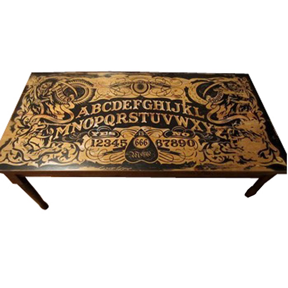 Handmade Ouija Board Coffee Table DIY Plans Spirit Talking | Etsy