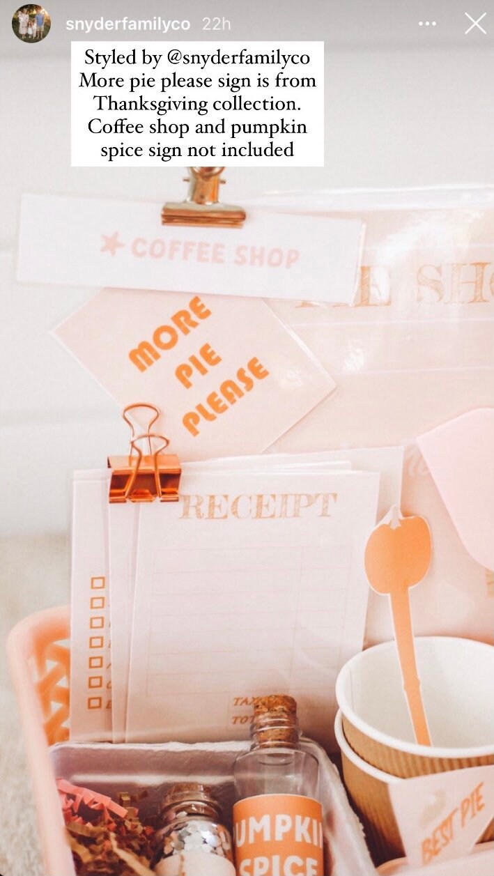 Pie Shop/ Bakery Pretend Play Printable for Kids Dramatic - Etsy