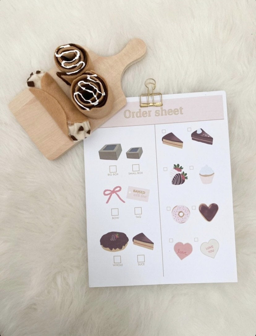 Dramatic Play Sweet Bakery Shop Printables for Kids Pale - Etsy