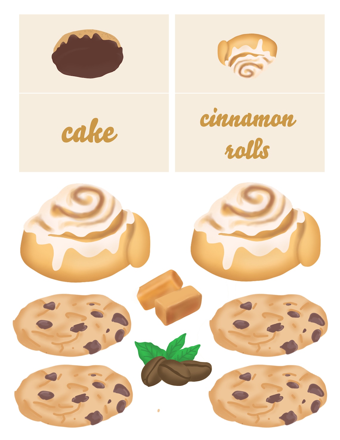 Dramatic Play Coffee Shop Printables for Kids Green | Etsy