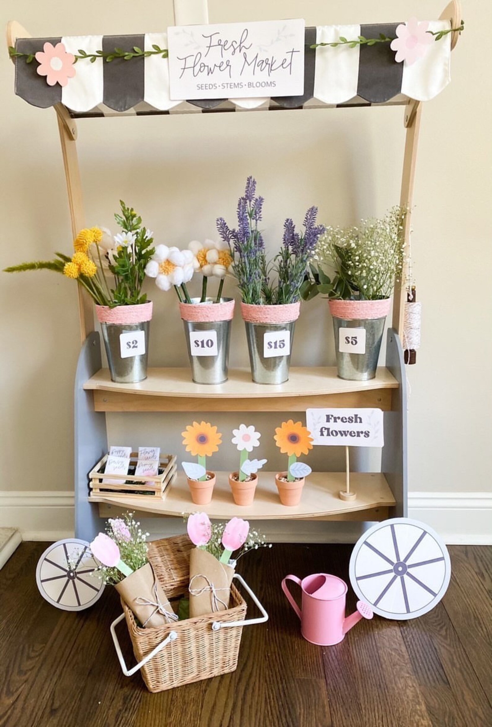 Dramatic/ Pretend Play Flower Market Printables for Kids - Etsy